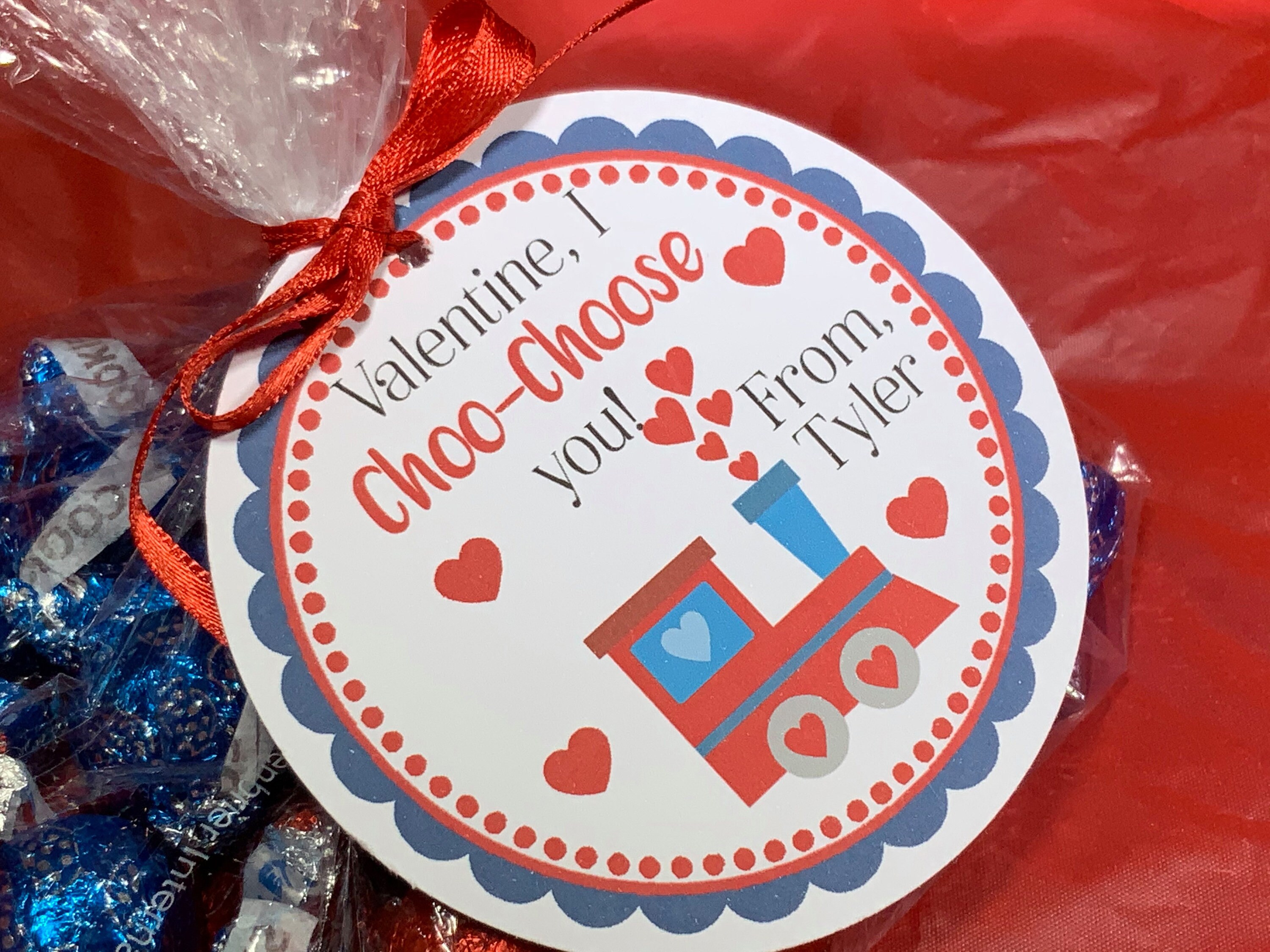 I Choo-Choose You To Be My Valentine Train Valentines Kids | Etsy