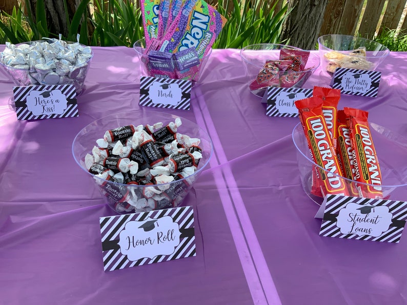 Graduation Candy Buffet Graduation Party Decorations - Etsy