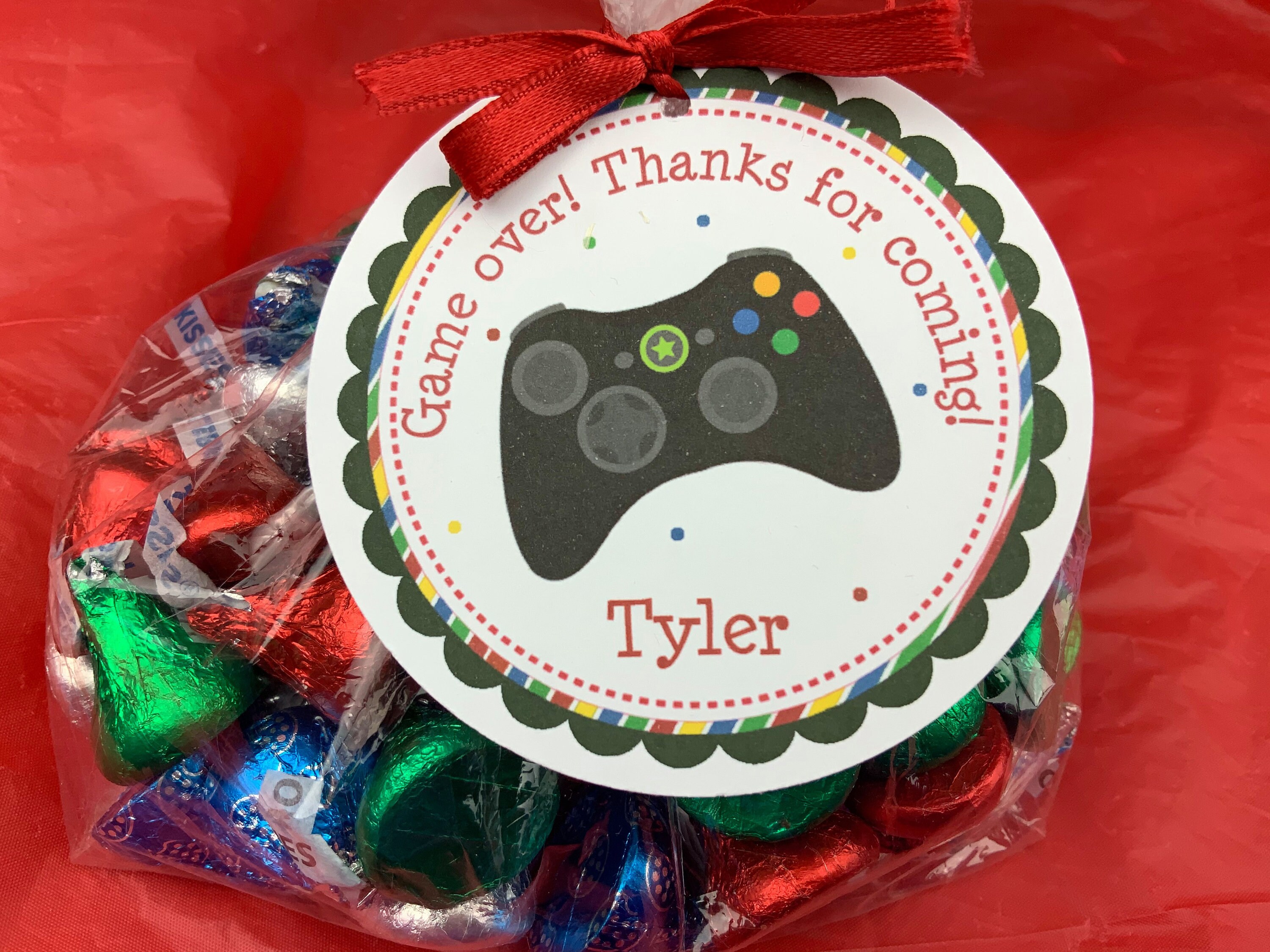 Video Game Tag Video Game Party Video Game Birthday Video - Etsy
