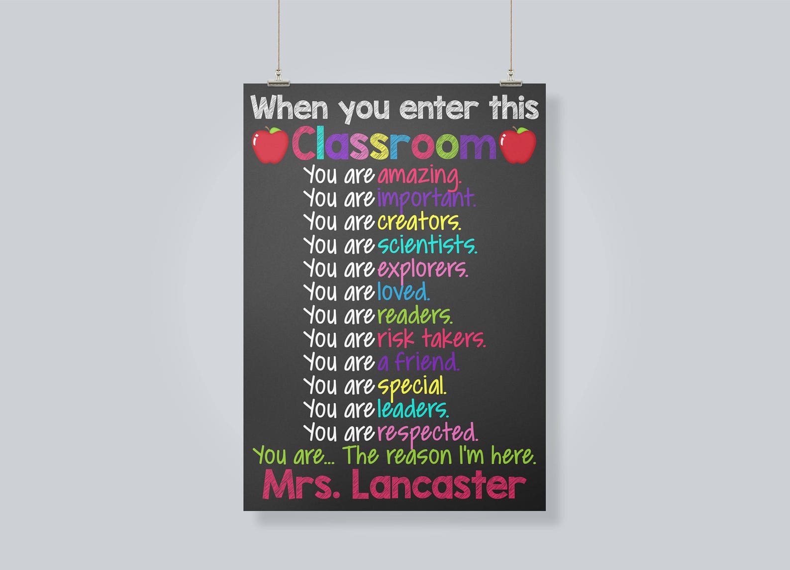 When You Enter This Classroom Sign First Day of School Sign | Etsy