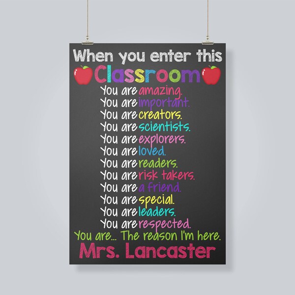 Classroom Sign - Etsy