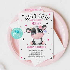 Editable Cow Candy Bar Wrapper Cow Birthday Party Favors - Etsy