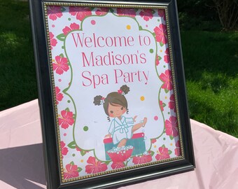 Spa Welcome Sign | Etsy