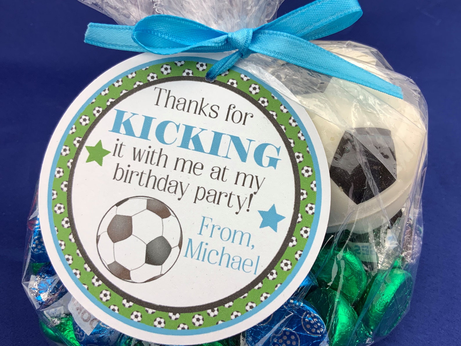 Soccer favor tags Soccer party Soccer birthday party Sports | Etsy