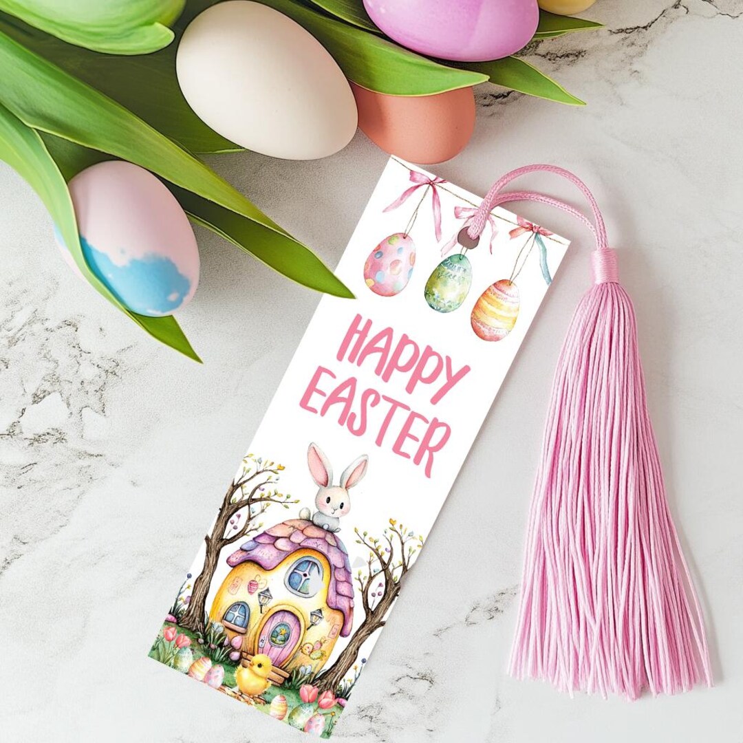 Editable Easter Bookmark Template Spring Easter Gift School Classroom ...