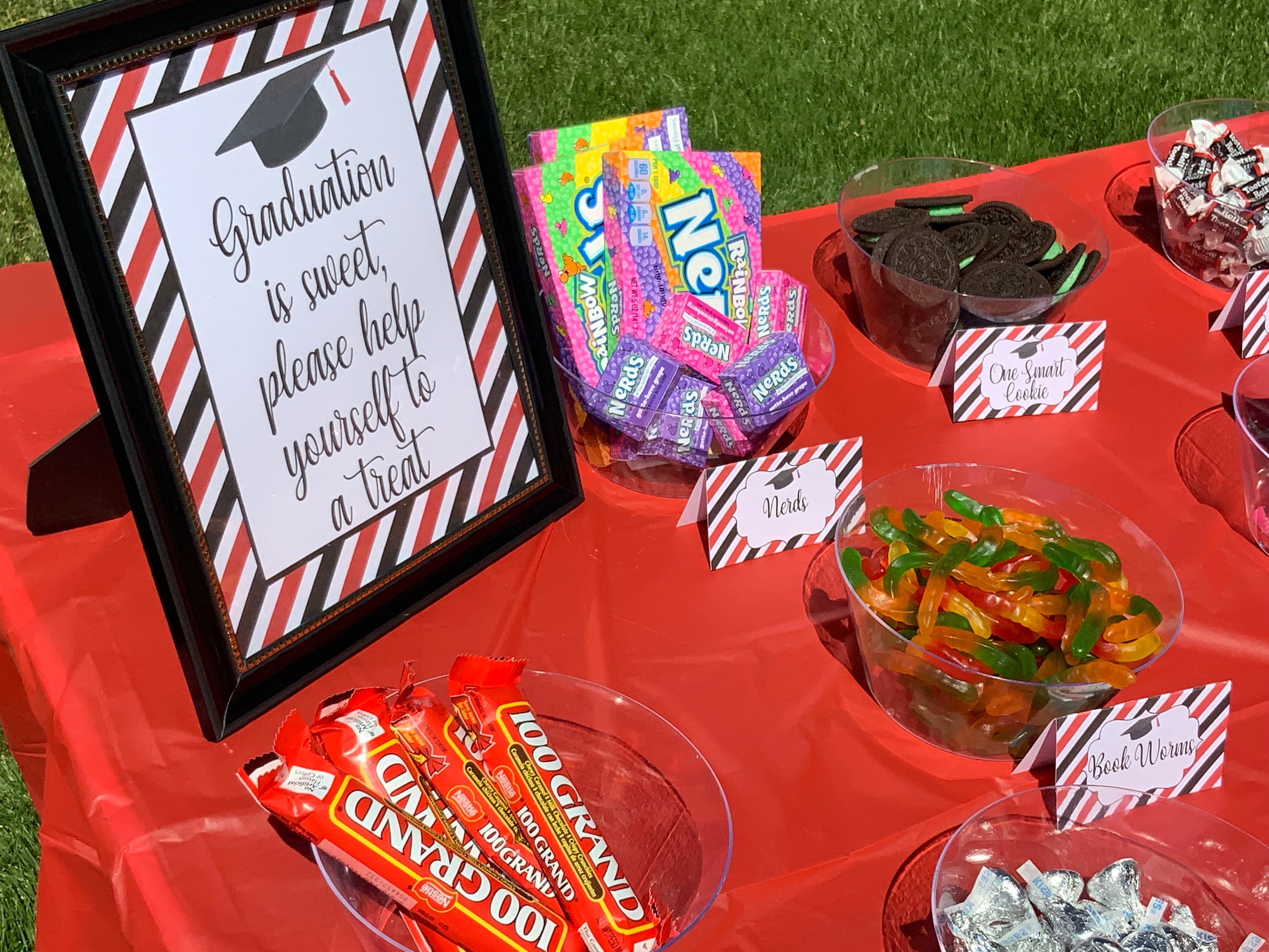 Red and Black Graduation, Graduation Party Decorations, Graduation ...