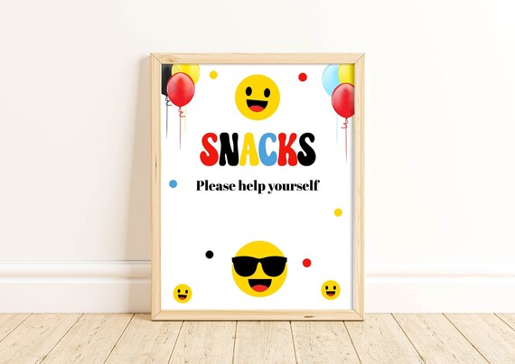 One Happy Dude Snacks Sign, Printable 1st Birthday Party or Any Age ...