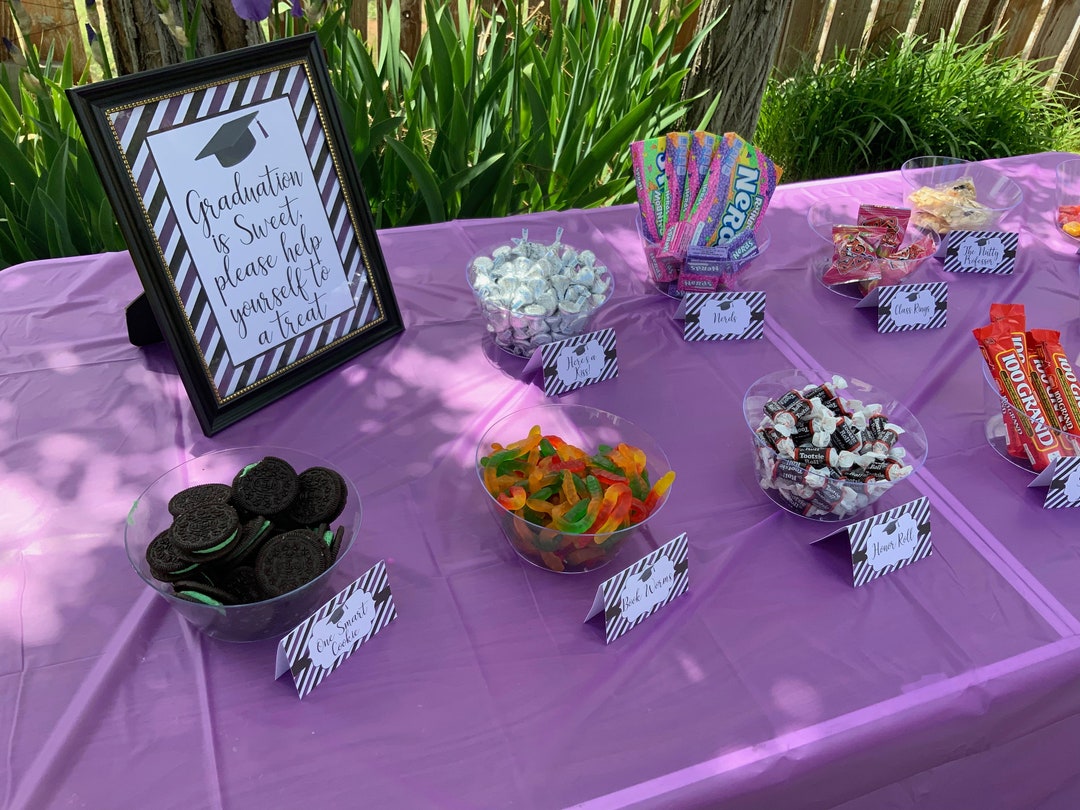 Graduation Candy Buffet, Graduation Party Decorations, Graduation Party ...