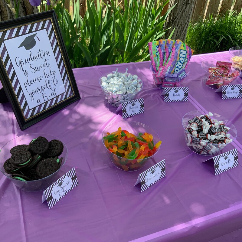 Purple Candy Buffet - Etsy