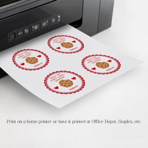 Editable Smart Cookie Tag, One Smart Cookie, Printable Valentines ...