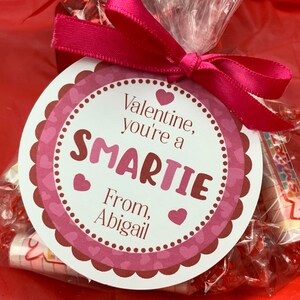 Valentine You're a Smartie, Kids Valentines, Valentines for Friends ...