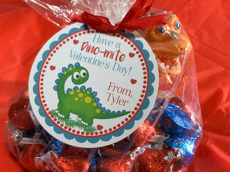 Dinosaur Valentine Have a Dino-mite Valentine's Day - Etsy