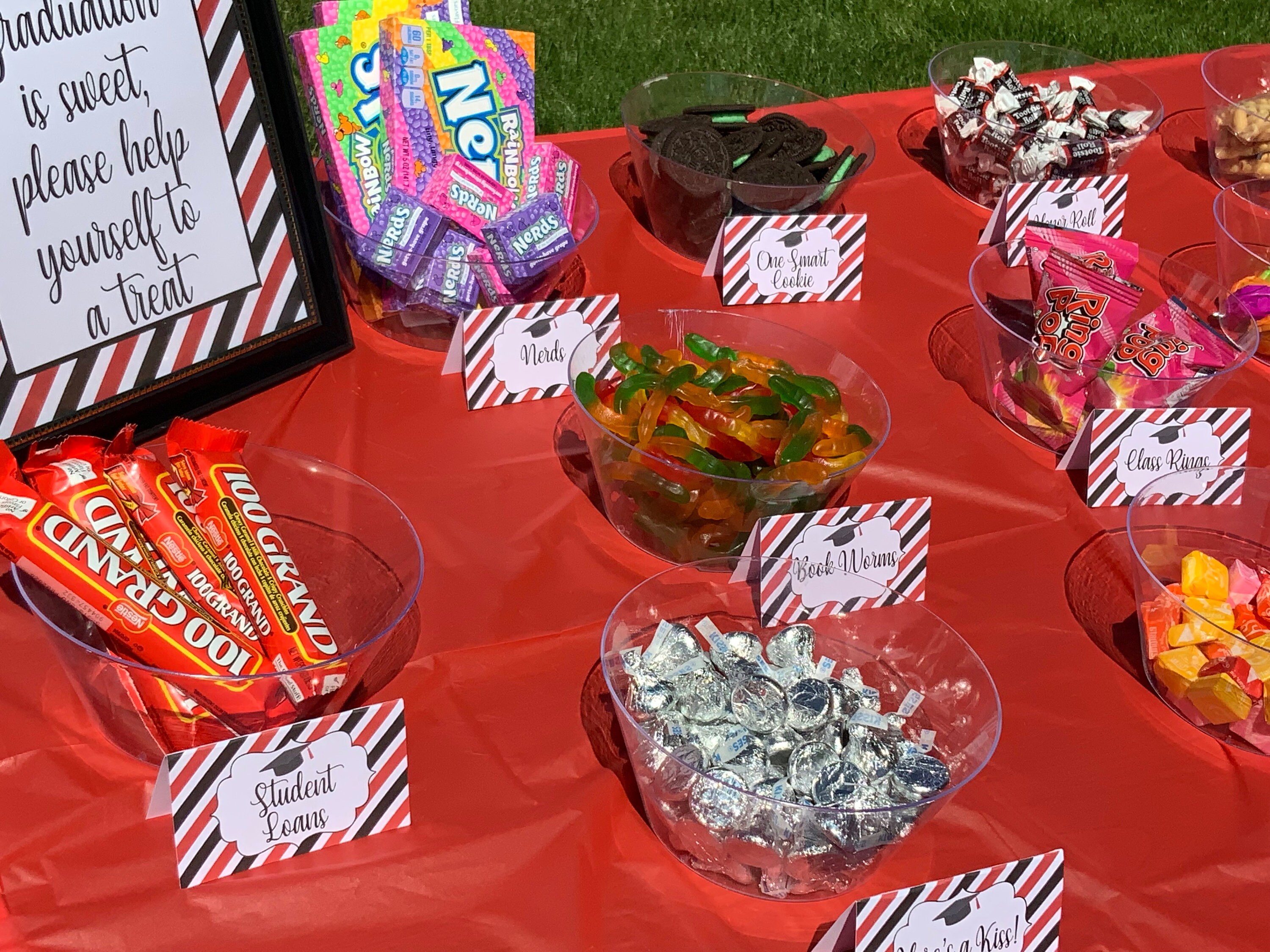 Red and Black Graduation, Graduation Party Decorations, Graduation ...