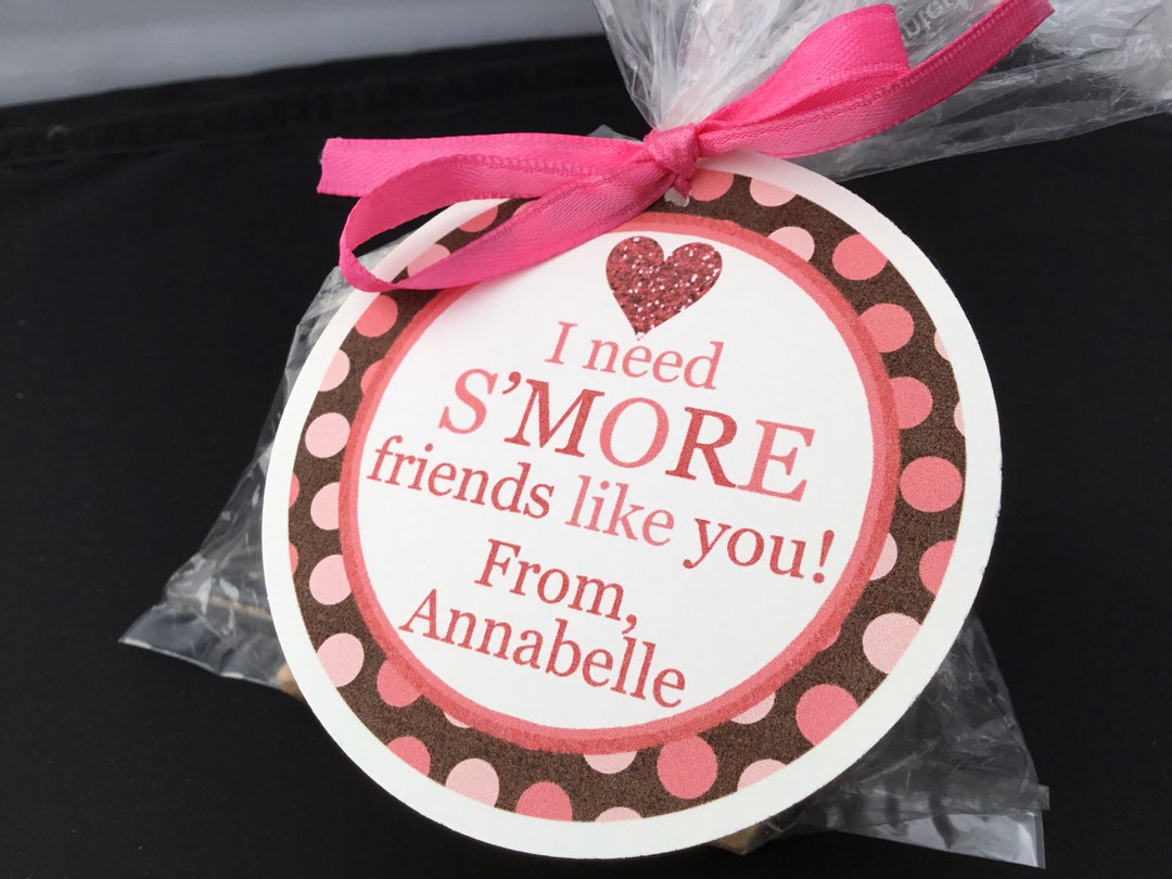 Smore Valentine Tag Classroom Valentines Kids Valentines - Etsy