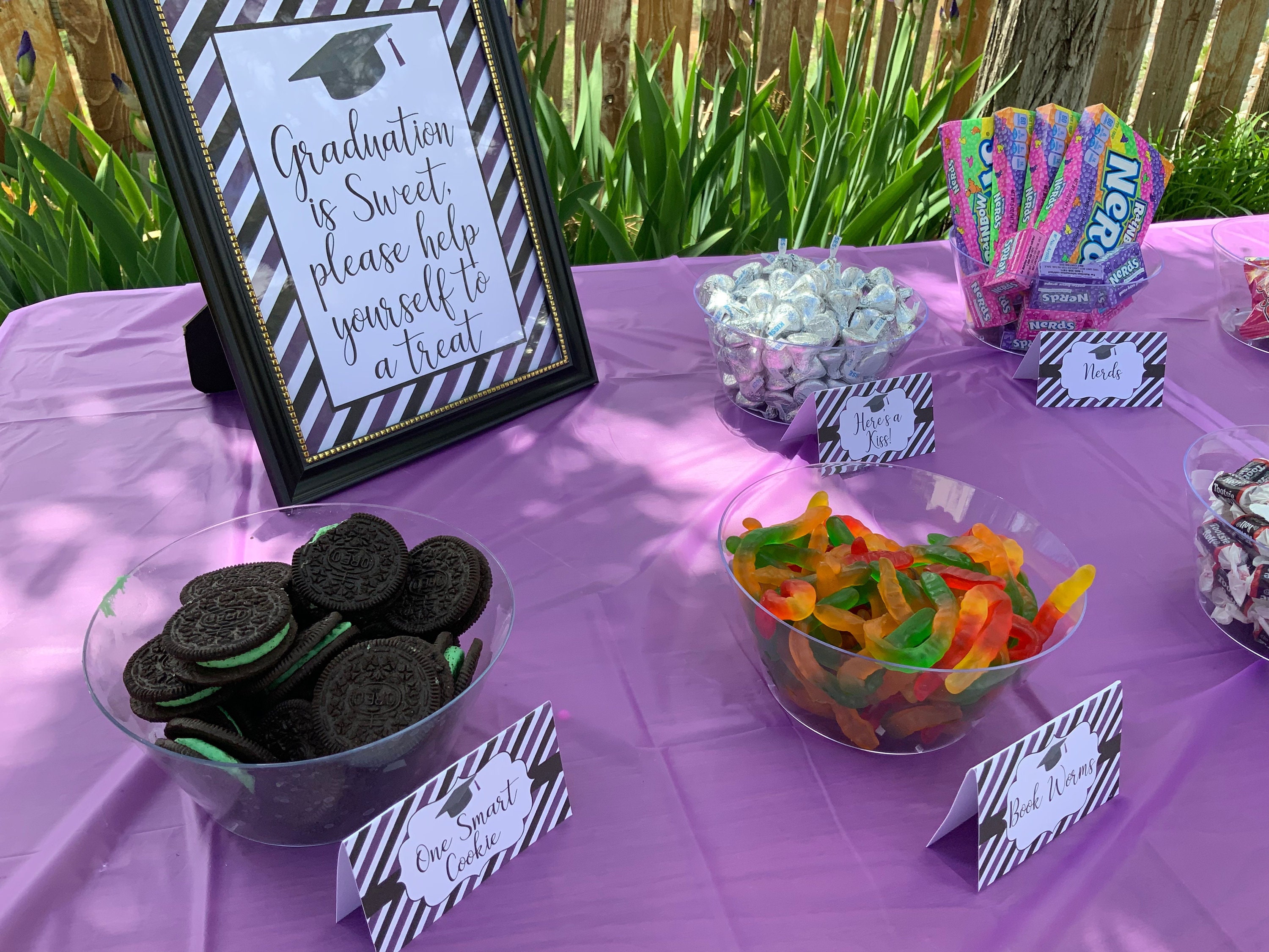 Graduation Candy Buffet Graduation Party Decorations | Etsy