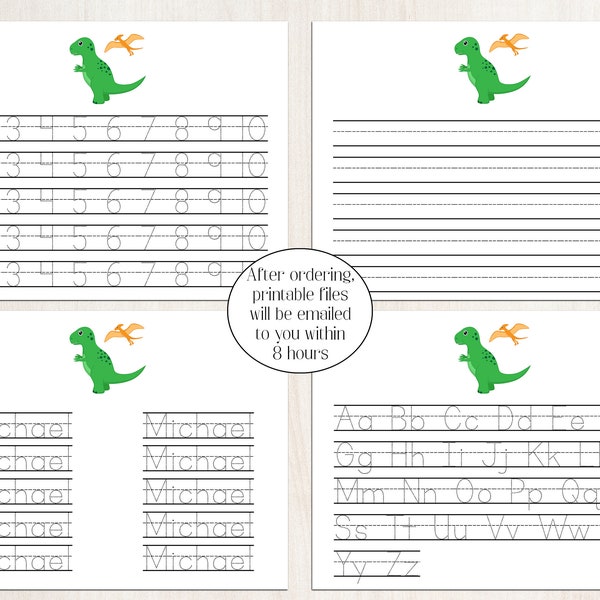 Practice Writing Name Sheets - Etsy