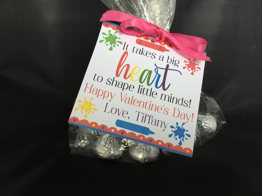 It Takes a Big Heart to Shape Little Minds, Teacher Valentine, Teacher ...