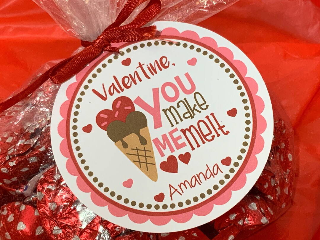 Printable Valentines Ice Cream Valentine You Make Me Melt - Etsy