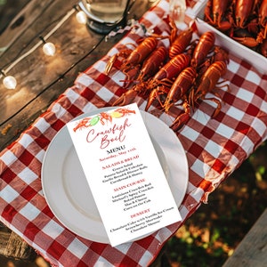 Crawfish Boil Bundle Templates, Editable Crawfish Party Decorations ...
