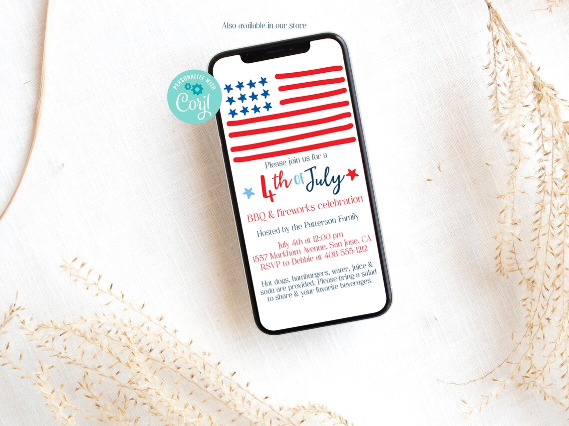 Hot Dogs and Hamburgers Sign 4th of July Party July 4th | Etsy