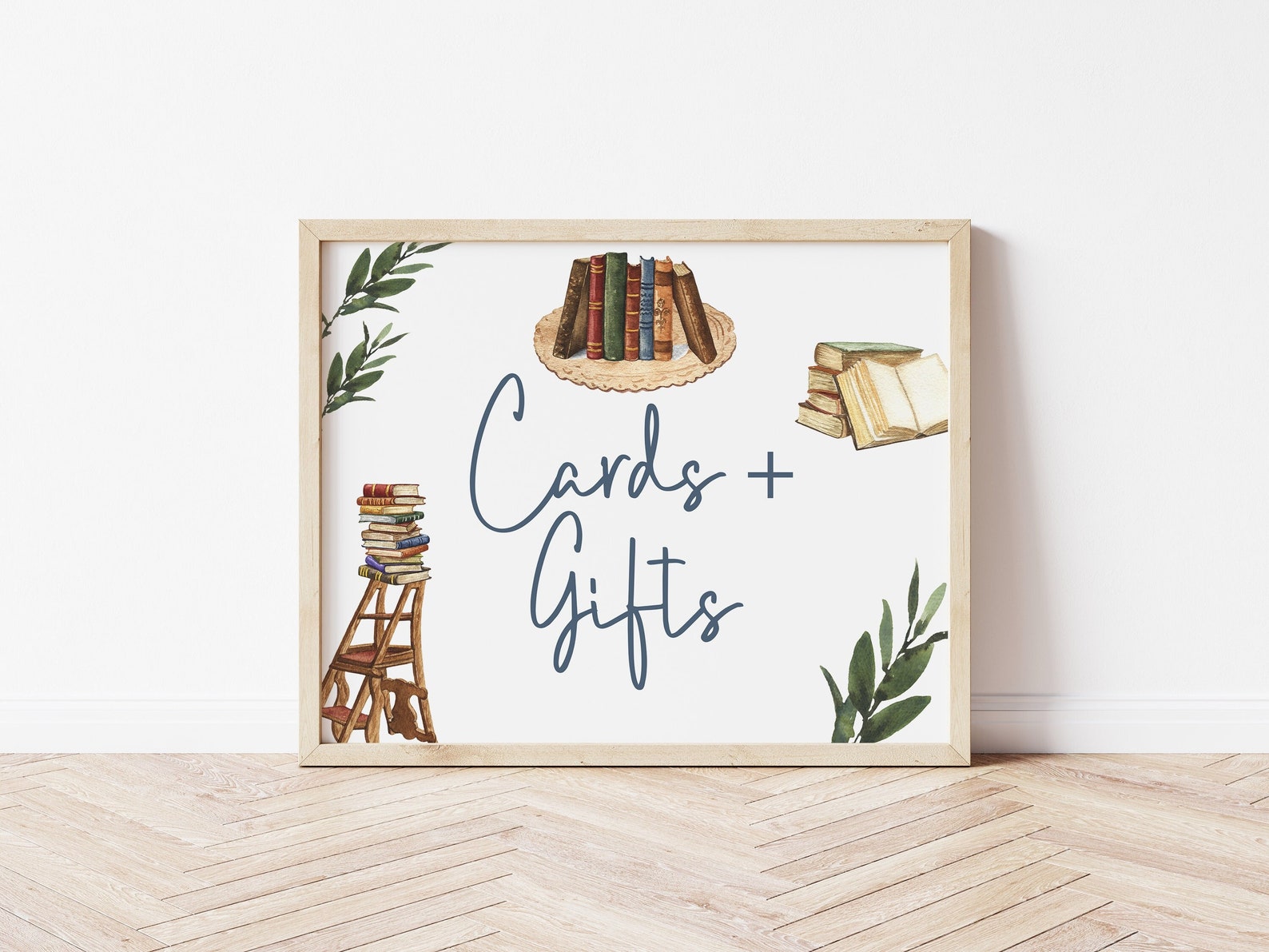 Printable Cards and Gifts Sign Book Themed Baby Shower Gift | Etsy