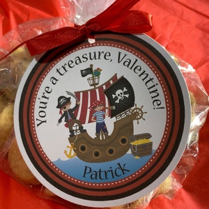 Pirate Valentine, Printable Valentines, You're a Treasure Valentine ...