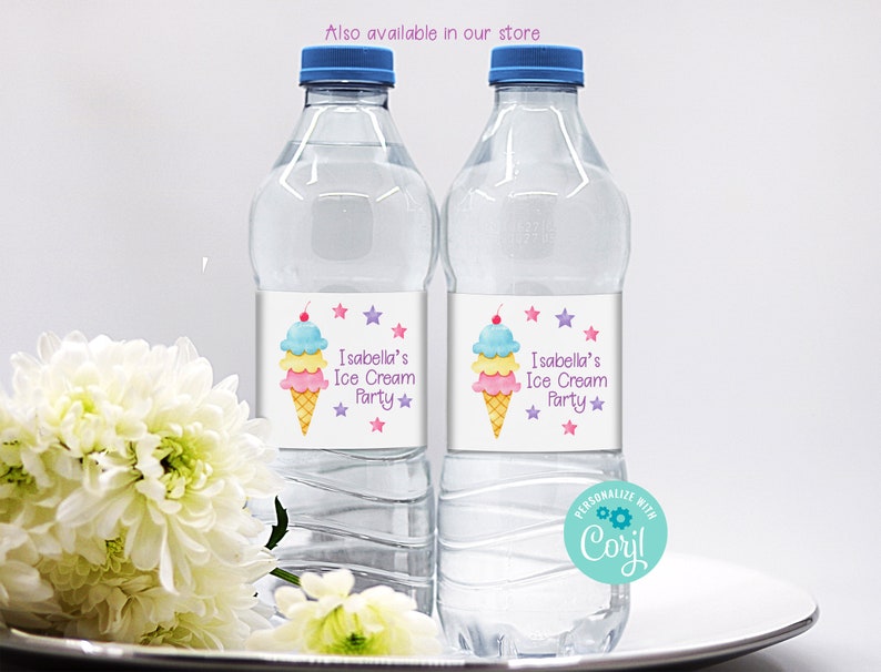 Editable Ice Cream Party Welcome Sign Ice Cream Social - Etsy