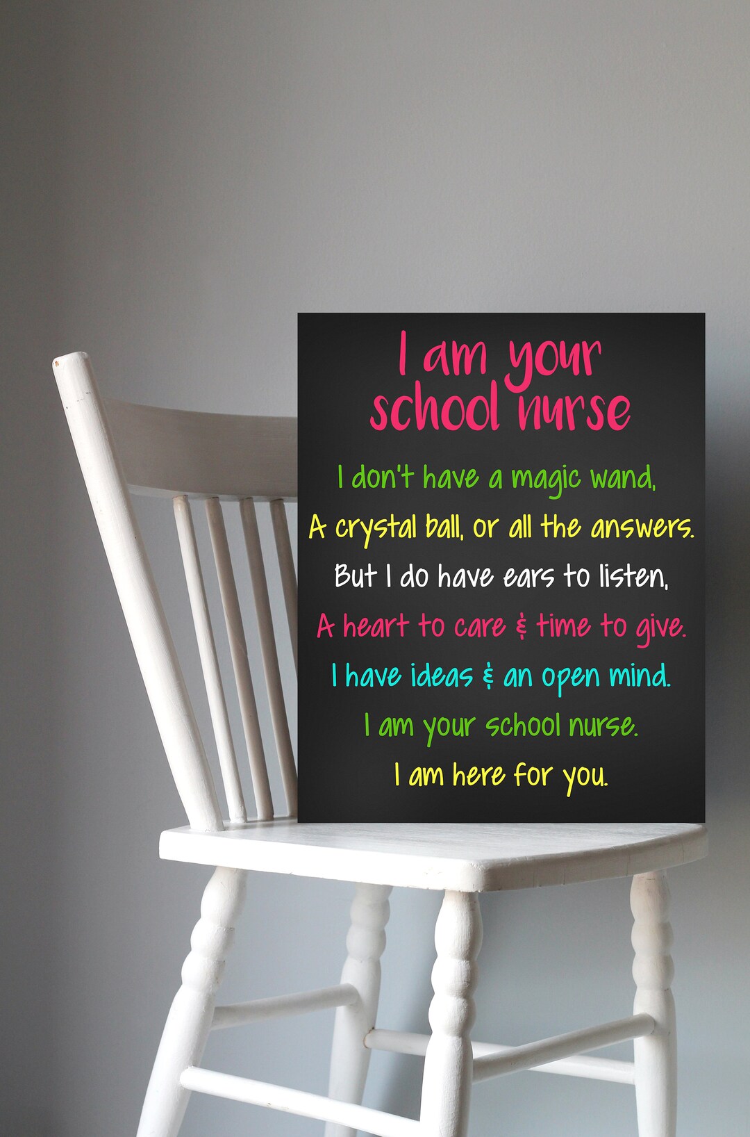 School Nurse, I Am Your School Nurse, School Nurse Sign, Nurses Office ...