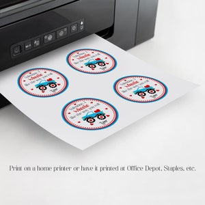 Editable Monster Truck Valentine, Printable Valentines, I Wheelie Like ...