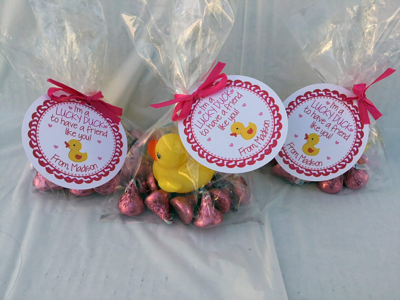 Editable Lucky Duck, Valentines Day Tags, Rubber Ducky, Printable ...