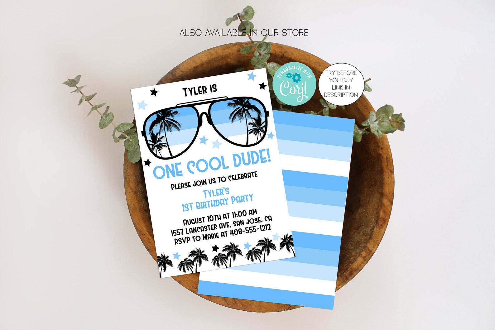 Editable One Cool Dude Sign Milestone Sign 1st Birthday - Etsy