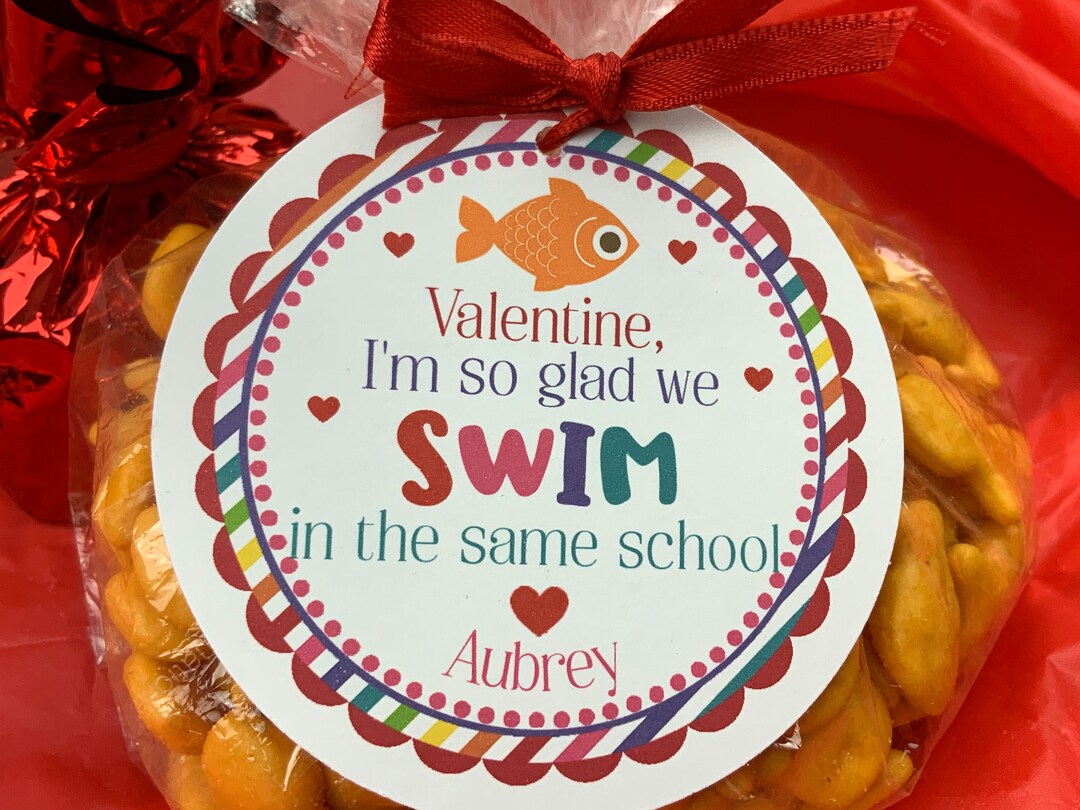 Goldfish Valentine, I'm so Glad We Swim in the Same School, Goldfish ...