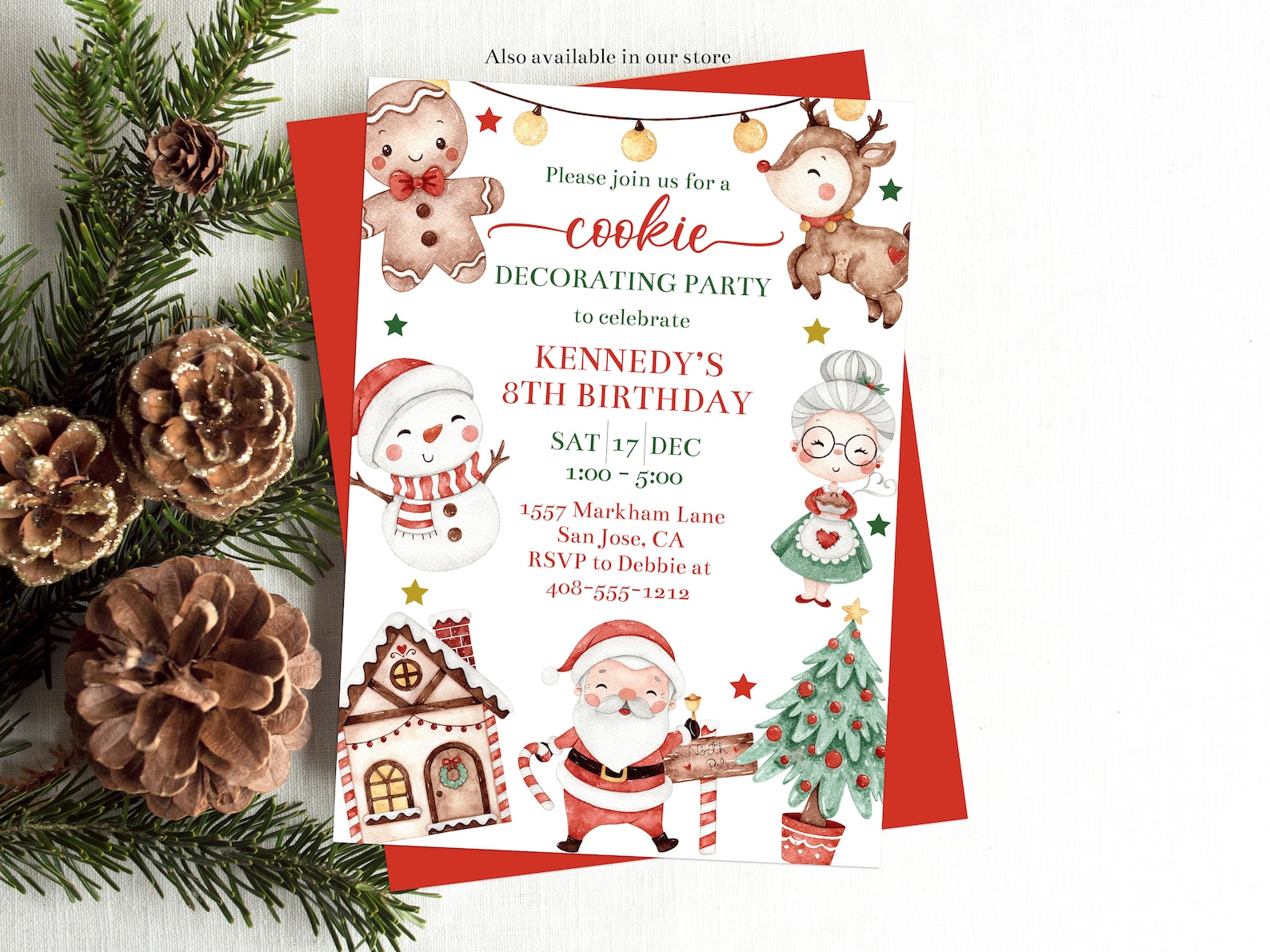 Editable Cookie Decorating Party Welcome Sign Cookie Exchange - Etsy