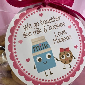 Editable We Go Together Like Milk and Cookies Printable - Etsy