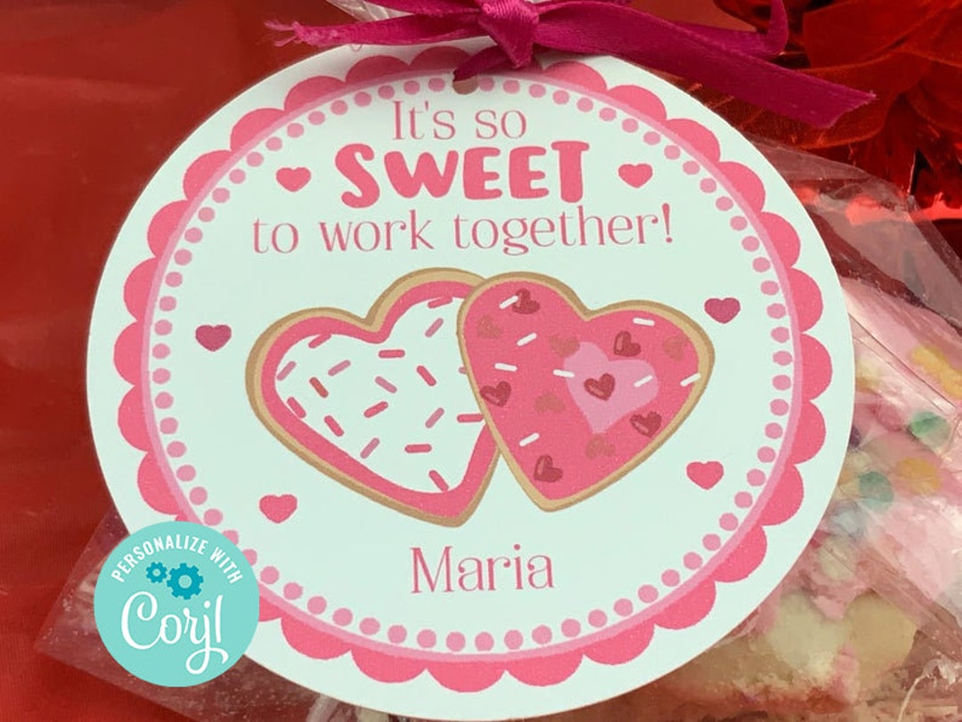 Printable Valentines, Editable Valentines, Coworker Gift, Valentine ...