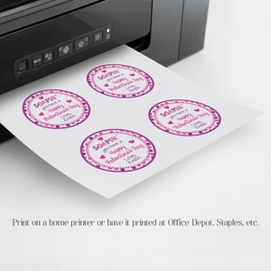 Editable Soapin' You Have a Happy Valentine's Day, Soap Tag, Corjl ...