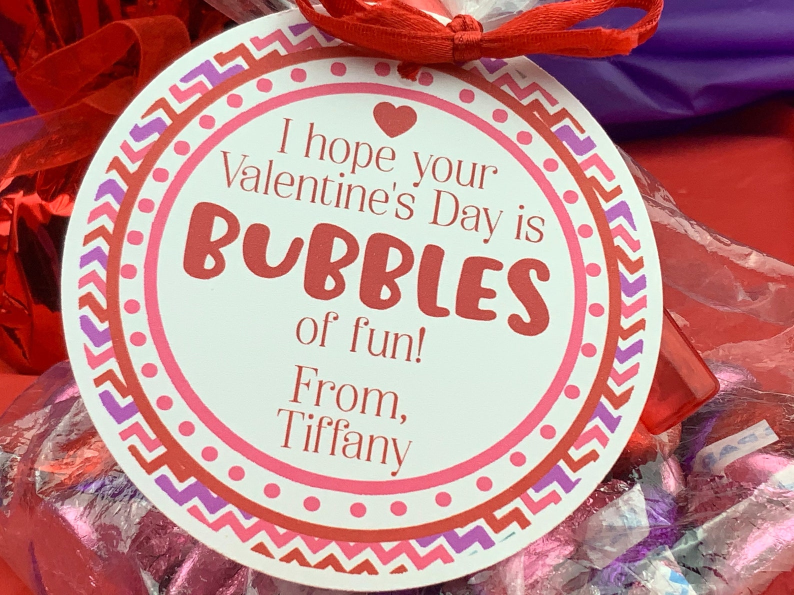 I Hope Your Valentine's Day is Bubbles of Fun Kids - Etsy