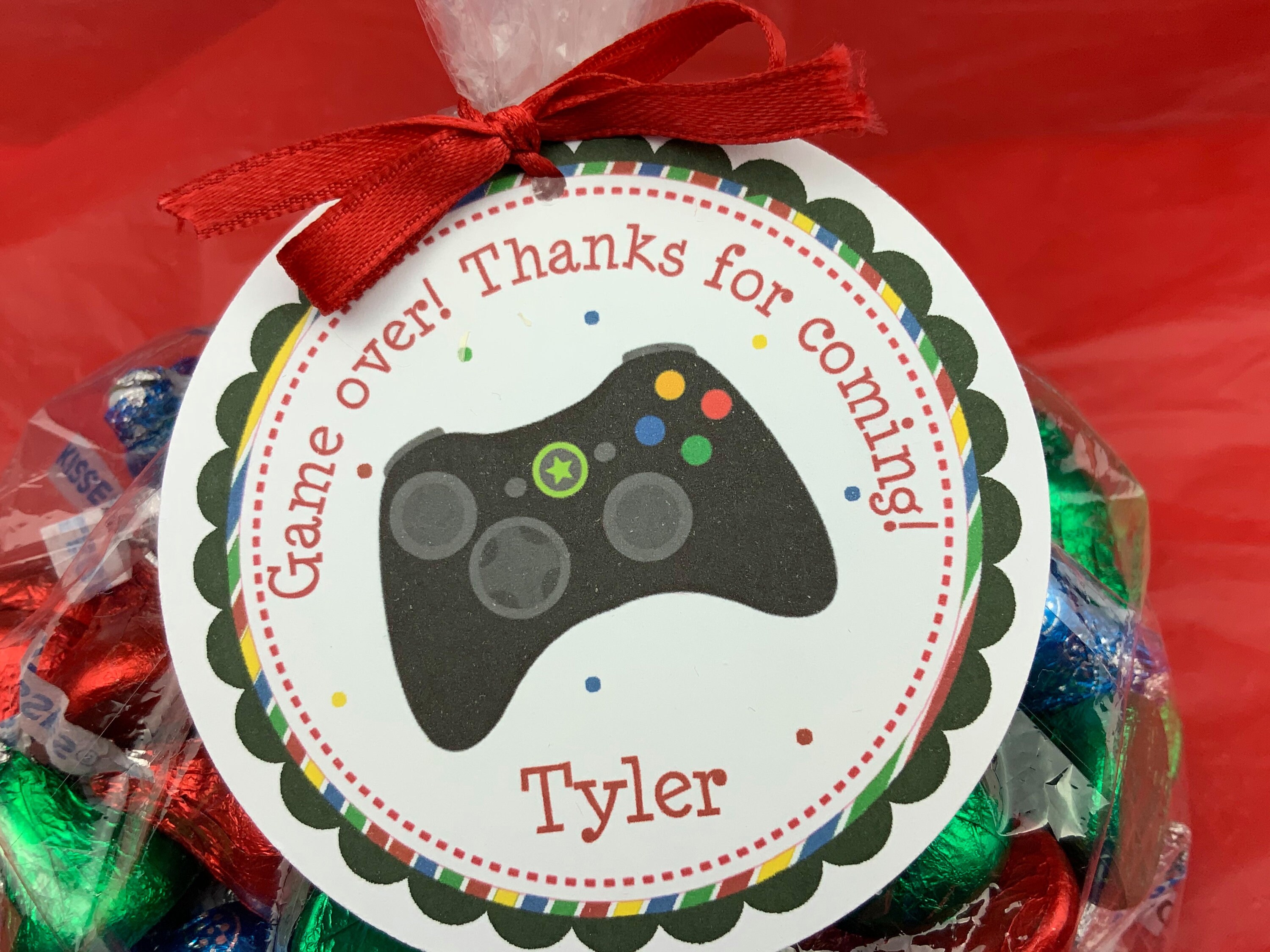 Video Game Tag Video Game Party Video Game Birthday Video - Etsy