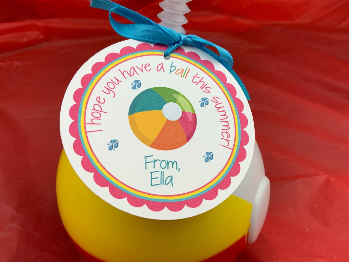 Printable Have a Ball Favor Tag Summer Tags School Tag End - Etsy