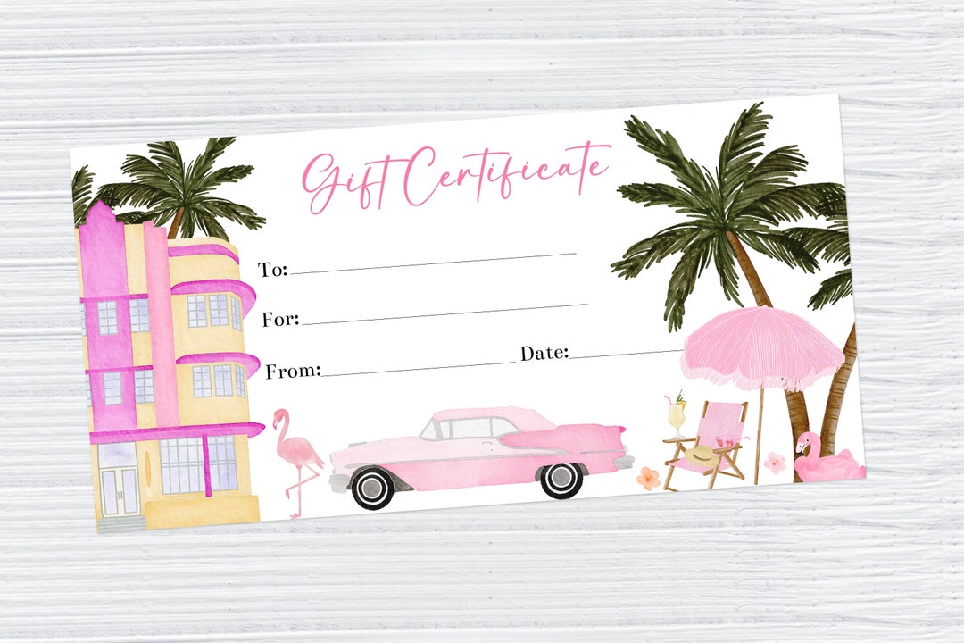 Printable Surprise Weekend Trip Gift Certificate Voucher Template ...