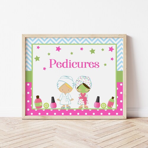 Spa Party Printable Signs Spa Activity Station Signs Spa - Etsy Canada