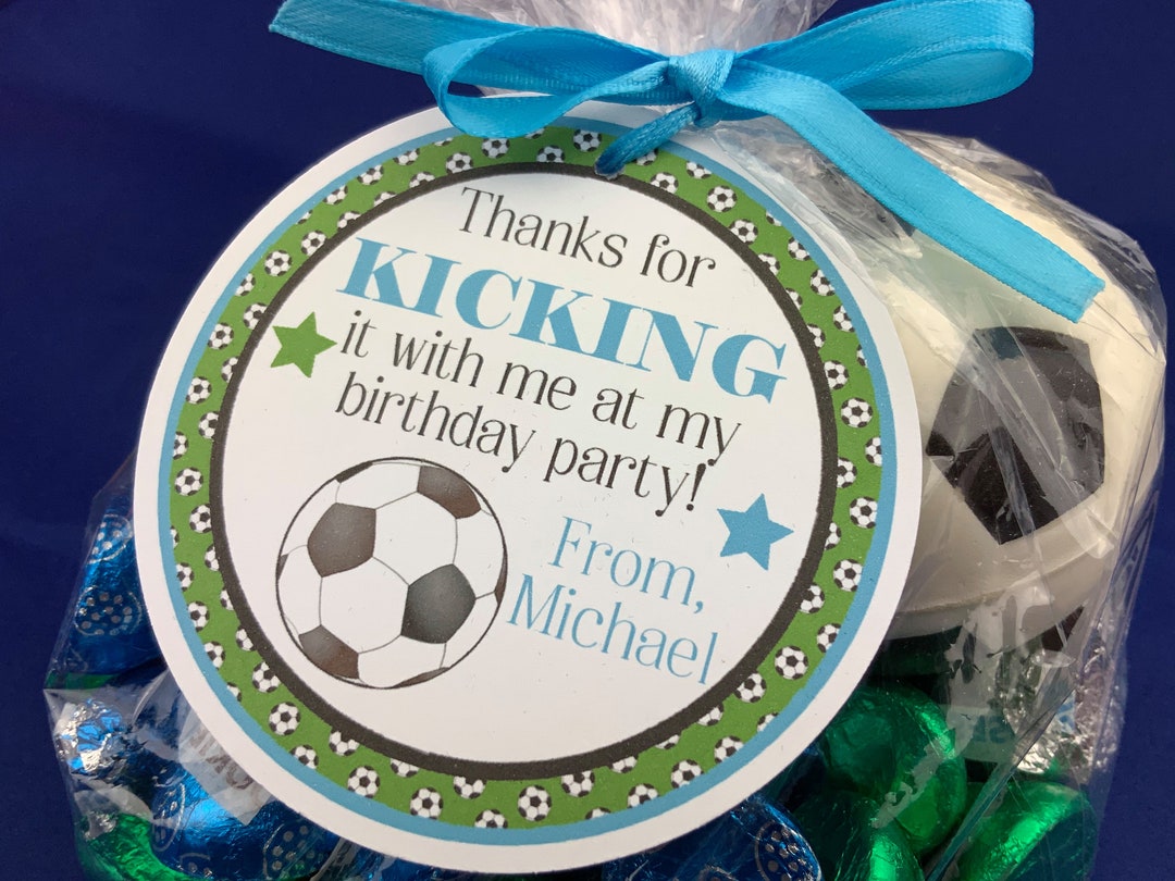 Soccer Favor Tags, Soccer Party, Soccer Birthday Party, Sports Party ...