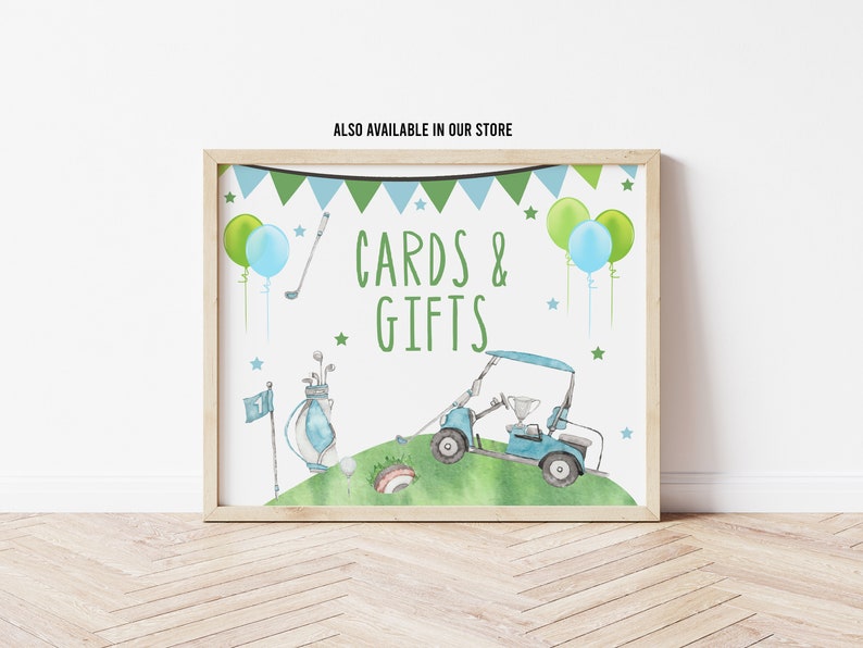 Golf Party Welcome Sign Golf Birthday Party Decorations 1st - Etsy