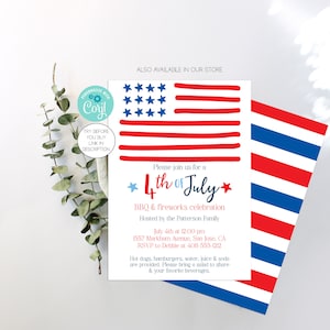 Hot Dogs and Hamburgers Sign, 4th of July Party, July 4th Decorations ...