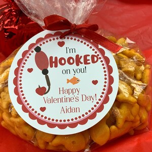 I'm Hooked on You Valentine, Valentine Cards for Kids, Valentines for ...