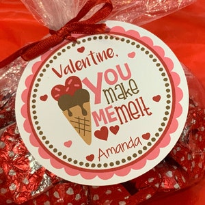 Printable Valentines Ice Cream Valentine You Make Me Melt - Etsy