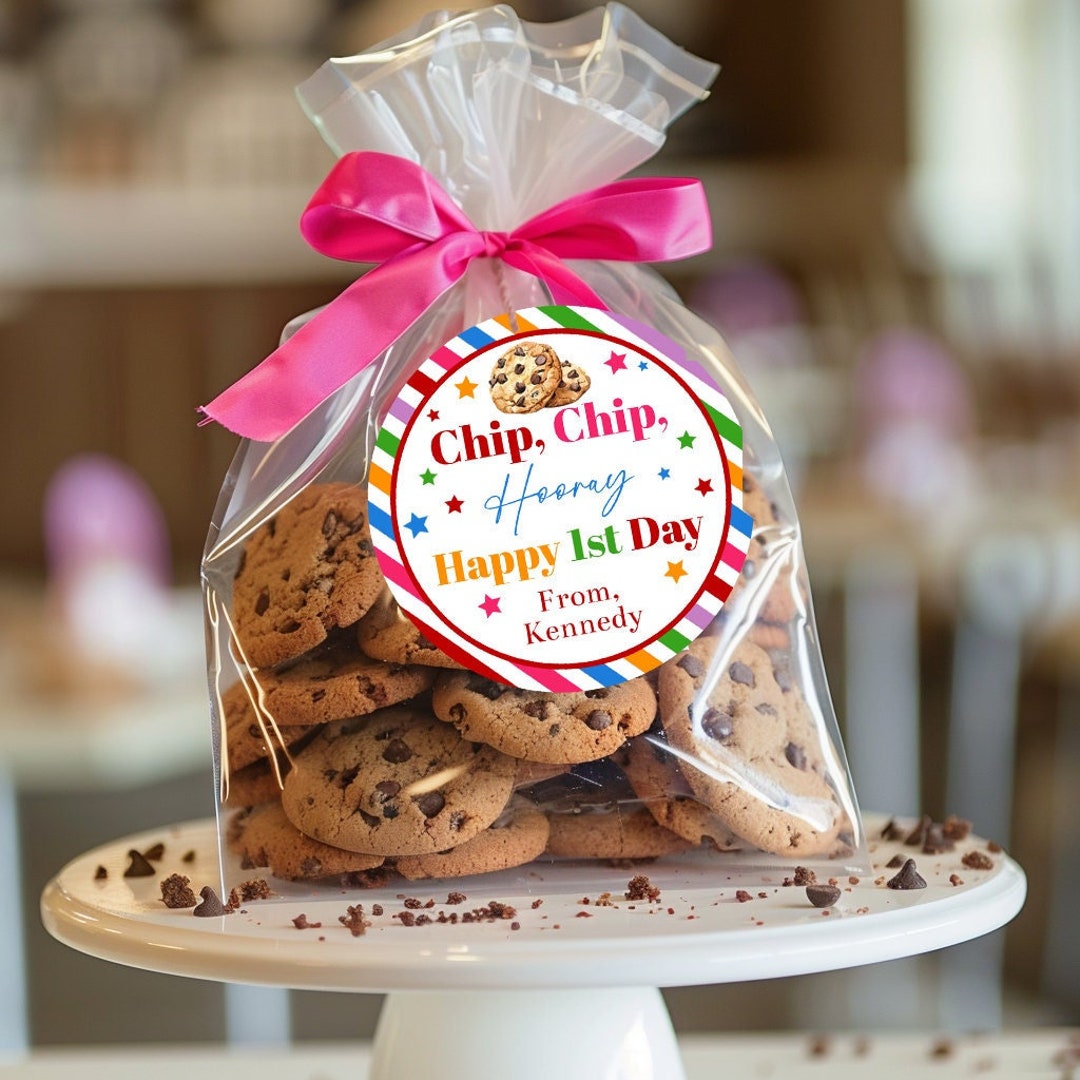 Chip Chip Hooray Cookie Happy 1st Day School Tag Back to School Gift ...