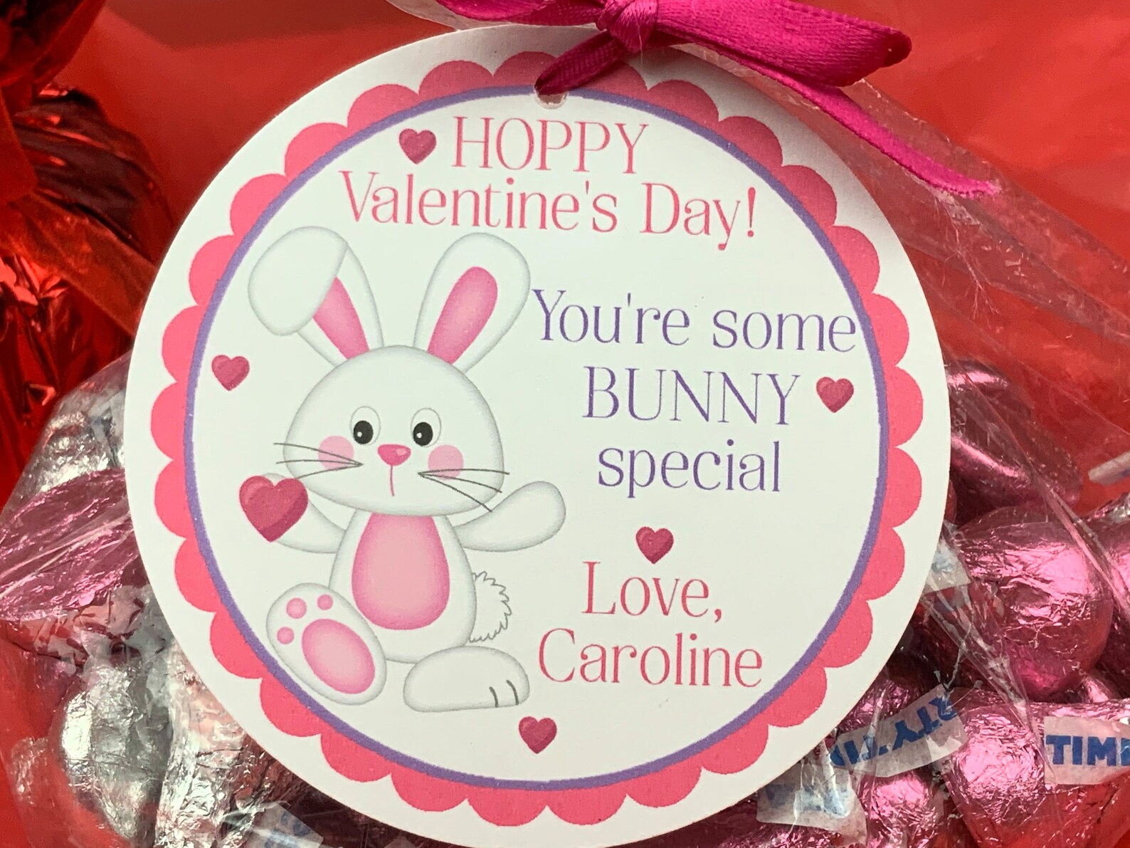Editable Valentines Bunny Valentine Printable Valentines - Etsy