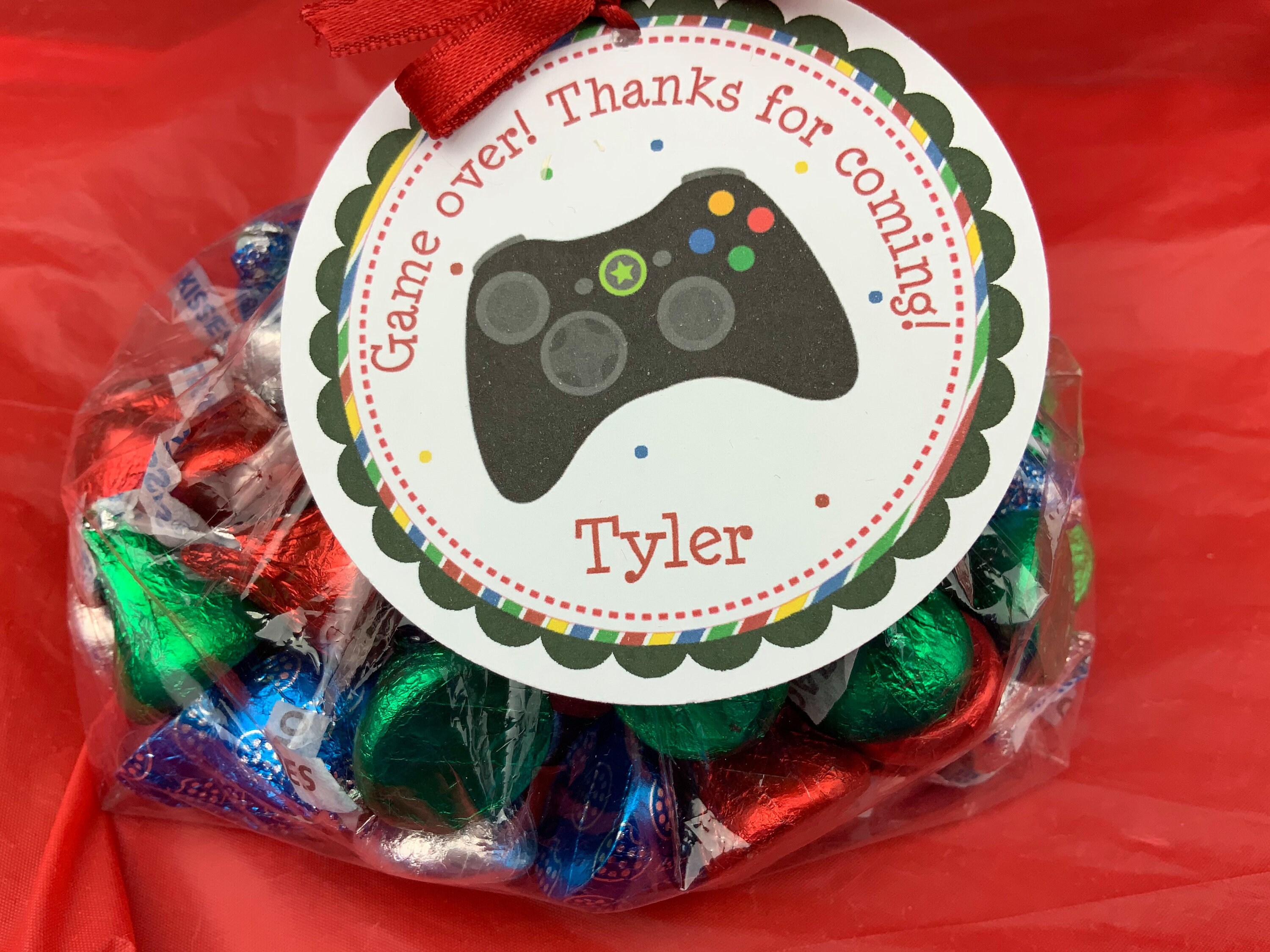 Video Game Tag Video Game Party Video Game Birthday Video | Etsy