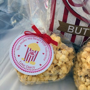 You Make My Heart Pop Valentine Tag, Popcorn Valentine Tag, Movie ...